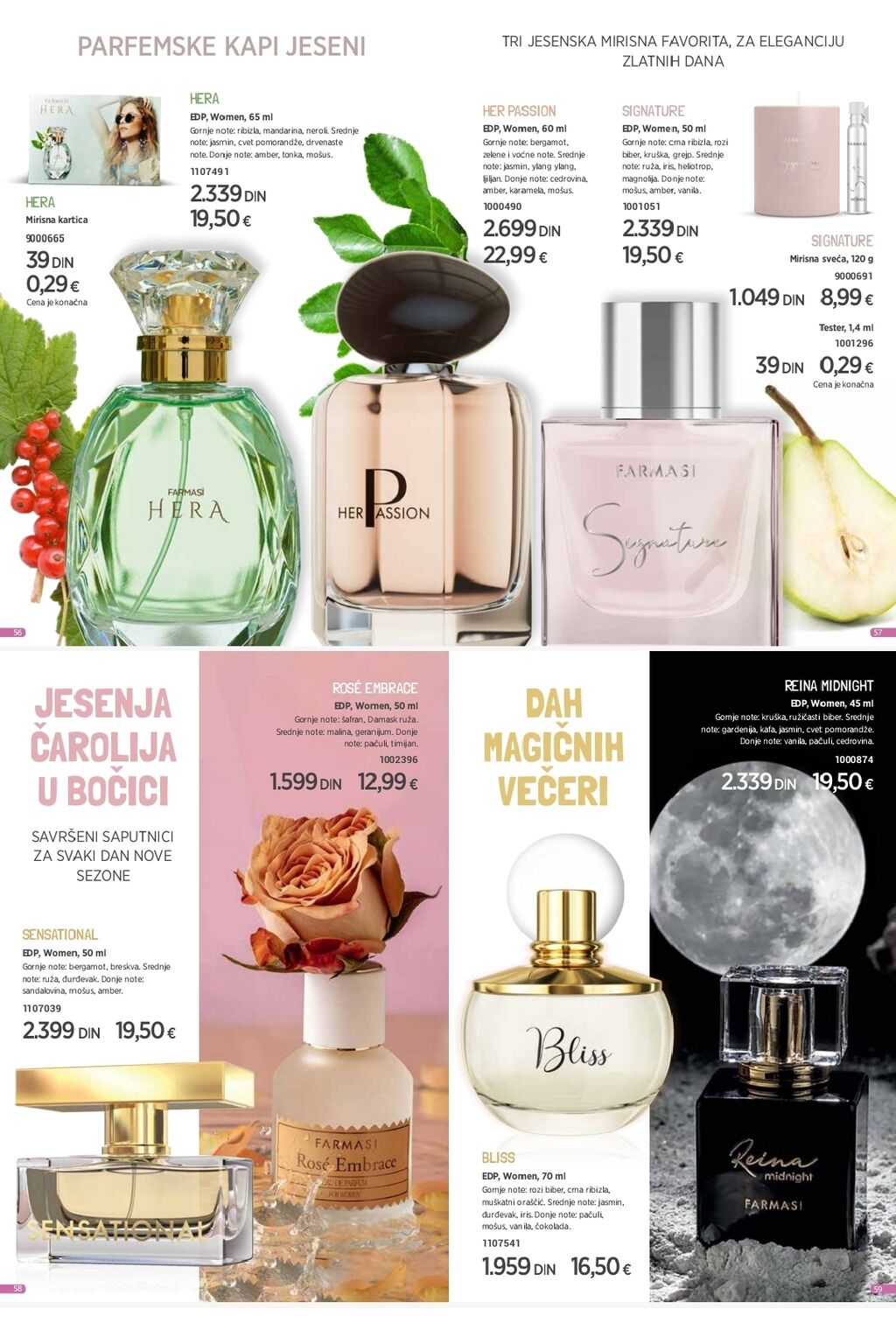 FARMASI – ženski parfemi i mirisni dodaci HERA – EDP, Women, 65 ml -