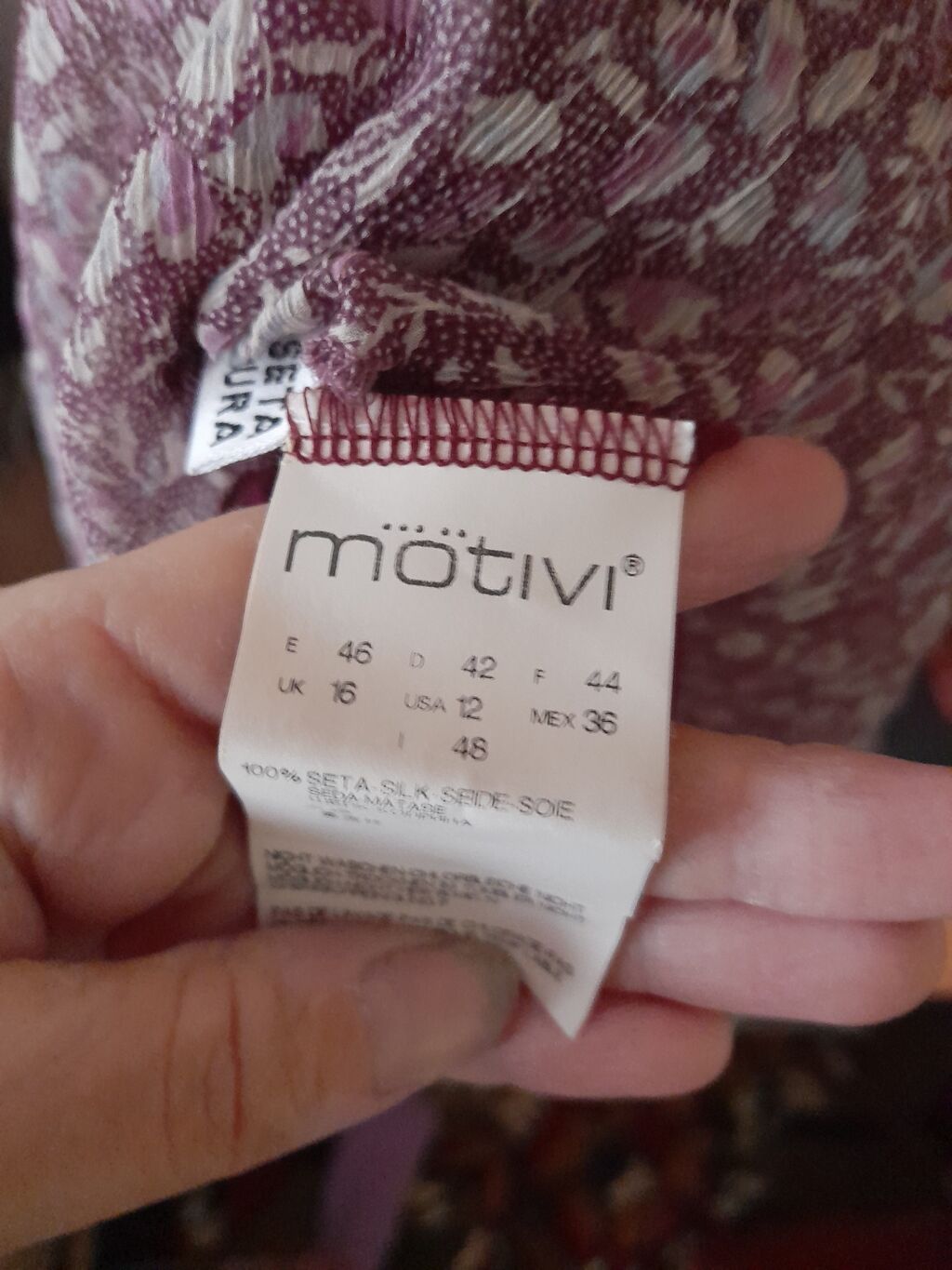 Motivi haljina od 100% svile - Brend: Motivi - Materijal: 100% svila