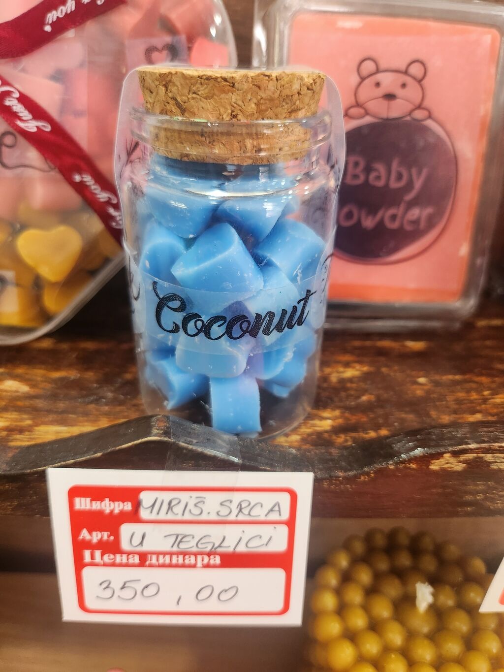 Mirišljava sveća, bоја - Tamnoplava, Novo