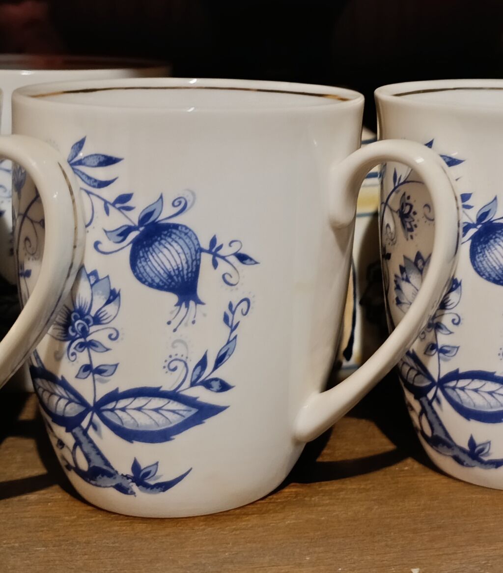 Fini porcelan 6 velikih solja