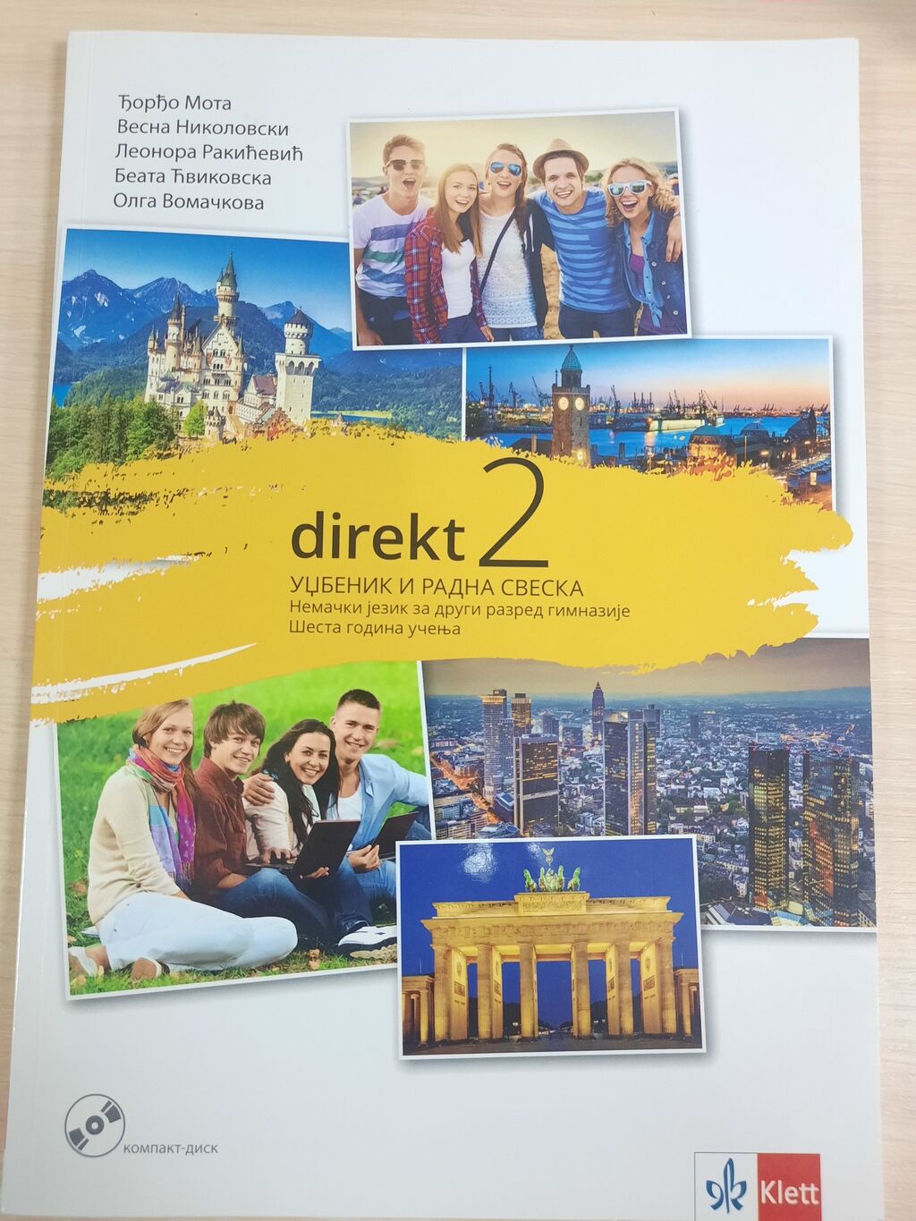 Direkt 2 – Udžbenik i radna sveska za nemački jezik - Za drugi razred