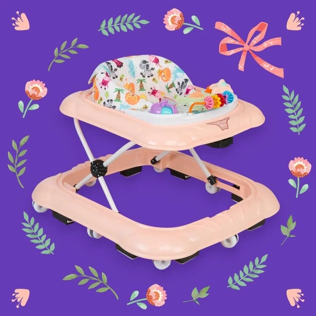 Hodalica za bebe – više boja - Stabilna plastična konstrukcija sa