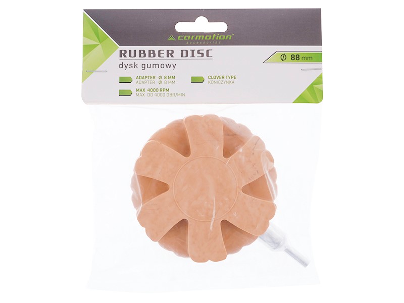CARMOTION GUMENI DISK ZA SKIDANJE LEPKA / 90MM