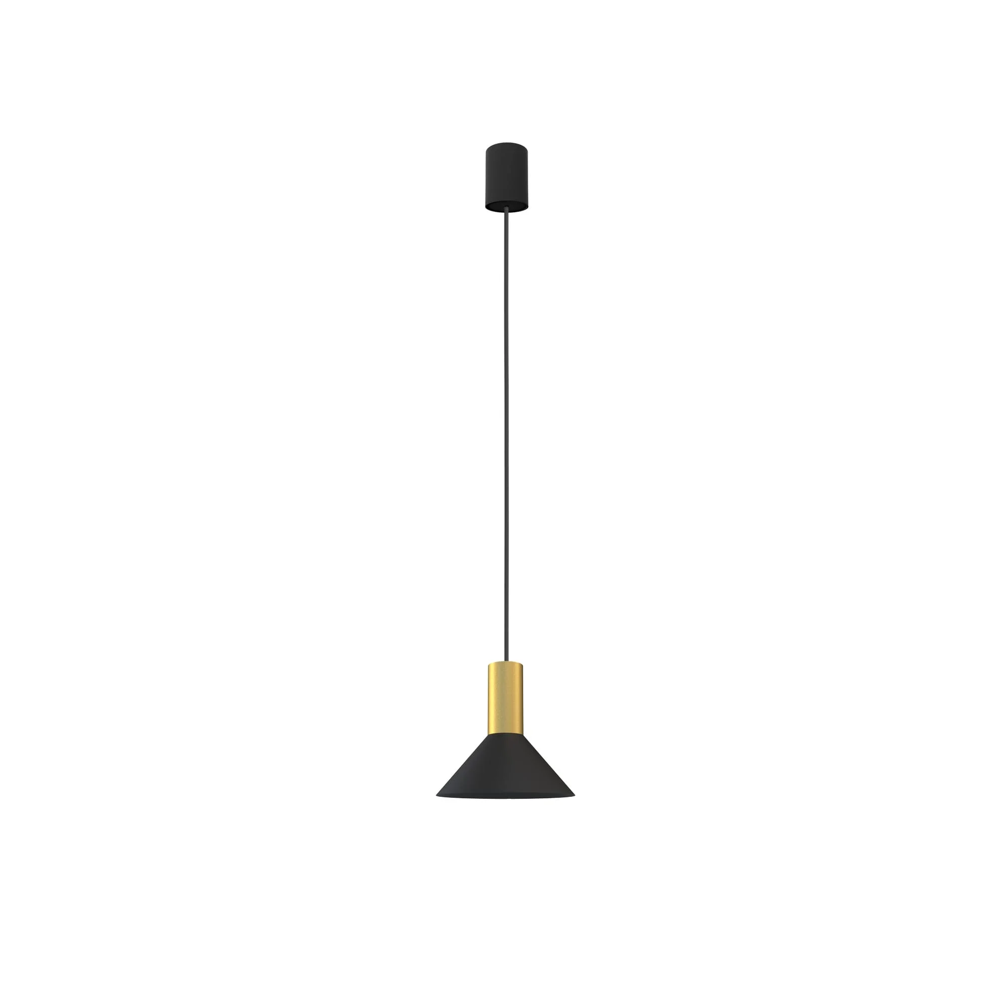 Nowodvorski HERMANOS A BLACK/SOLID BRASS