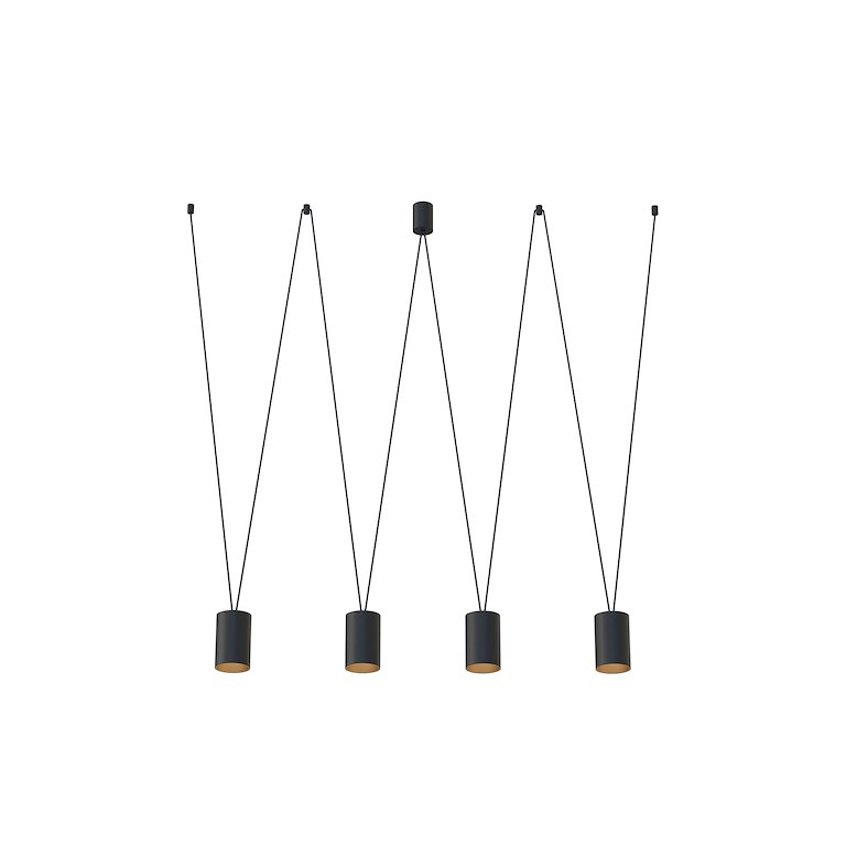 Nowodvorski MORE TONE IV BLACK/GOLD