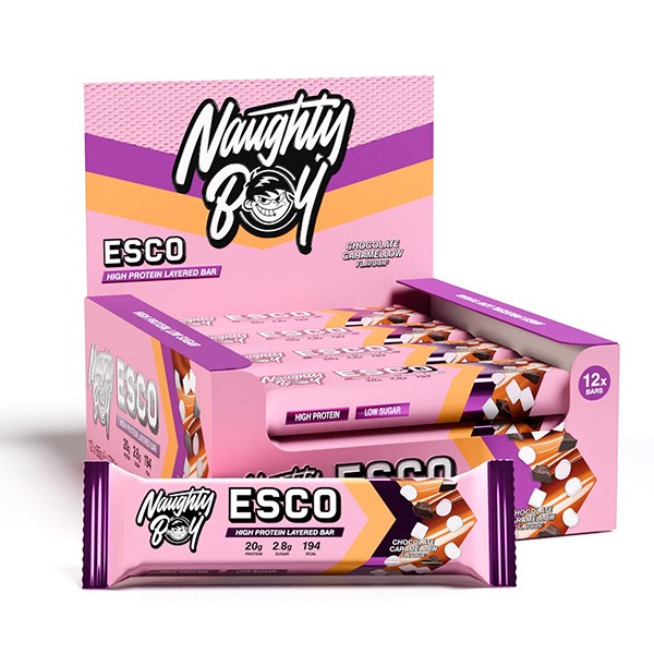 Naughty Boy Esco Bar Čokolada-Karamela 65g