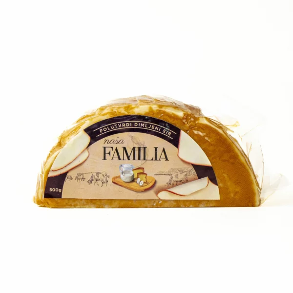 Dimljeni polutvrdi sir Naša Familia