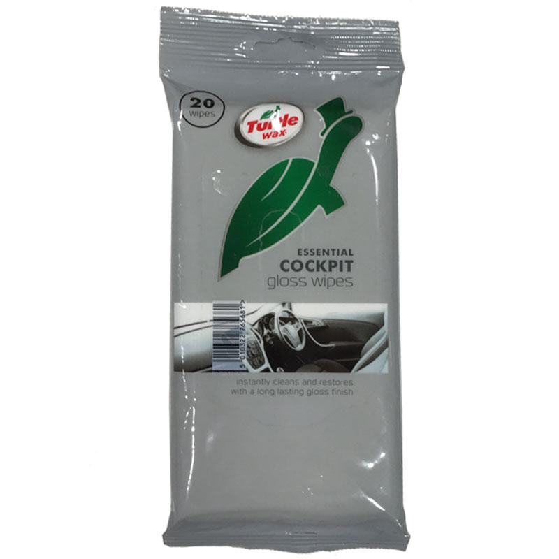 Cockpit Gloss Wipes, 20PK