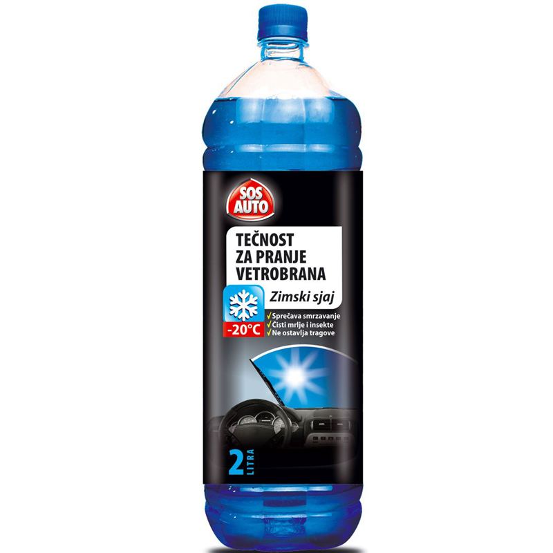 Tečnost za Pranje Vetrobrana Zimska 2l