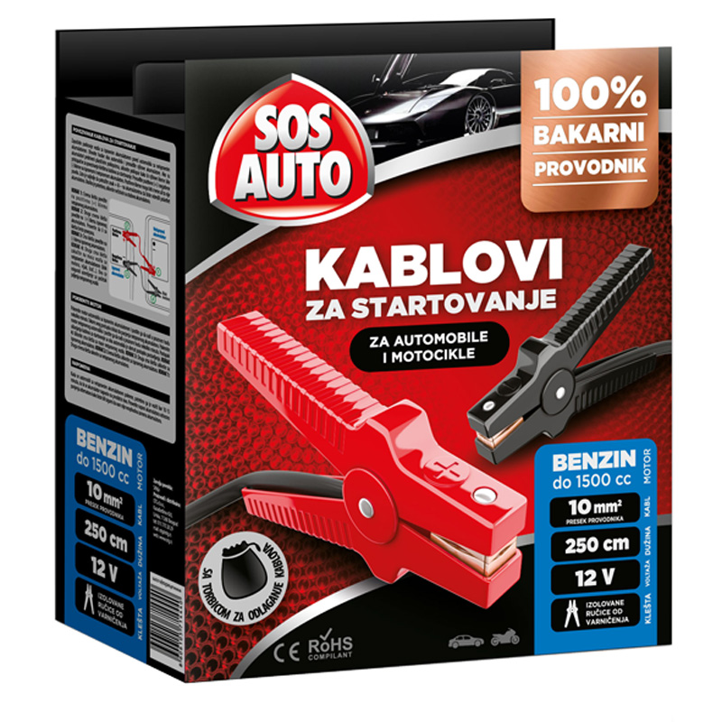 Kablovi za startovanje 10 mm²