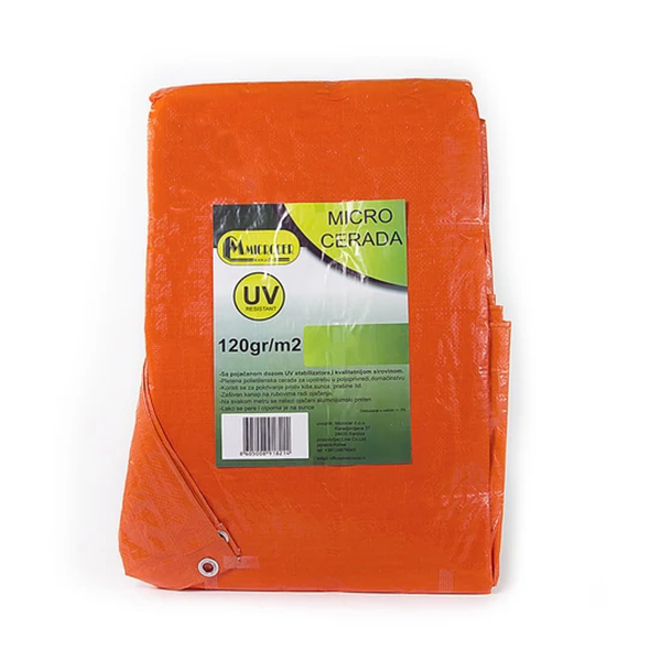 Cerada ojačana UV 120gr 10x12m 14336