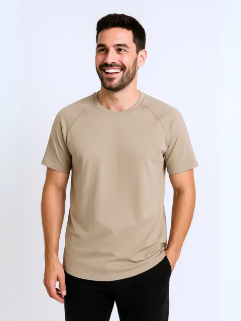 Jack&Jones Muška majica Curved, Bež