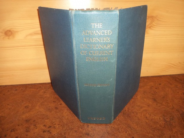The advanced learner`s dictionary of current english