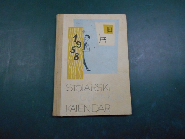 Stolarski obrtnički kalendar 1958