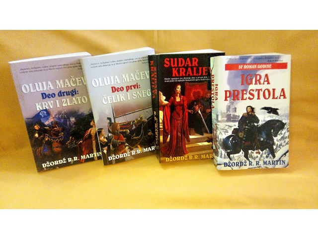 Džordž R.R. Martin, Pesma leda i vatre 1-3