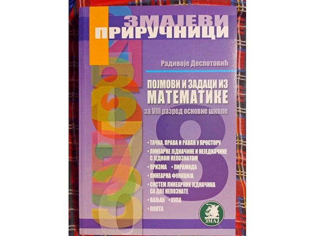 Pojmovi i zadaci iz matematike za 8. razred