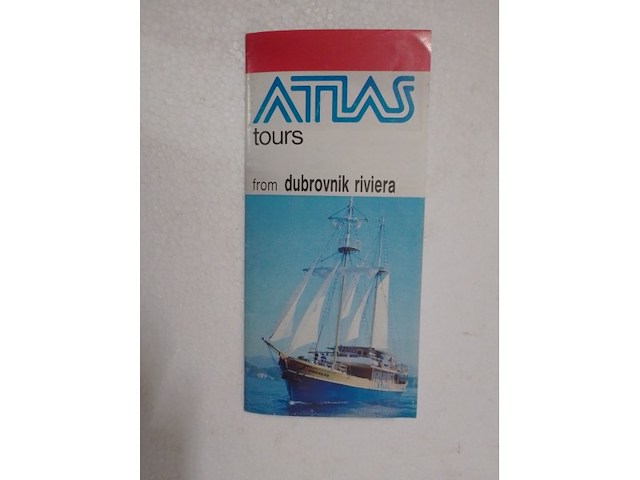 ATLAS TOURS FROM DUBROVNIK RIVIERA -STARA EX-YU BROŠURA