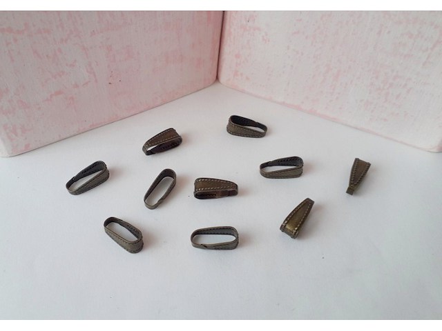 Držač za privezak 11 x 4 mm - 10 komada