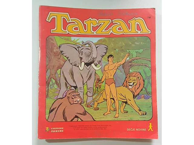 TARZAN Album Panini Dečije Novine PUN NOV!