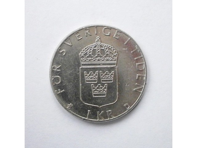 Švedska 1 kruna 1989