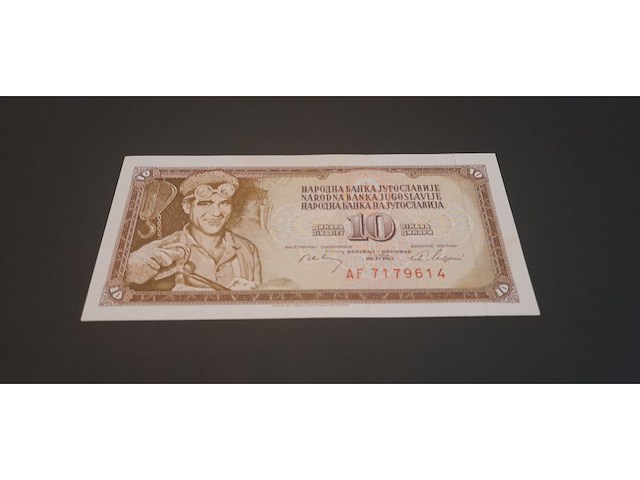 10 Dinara 1968.
