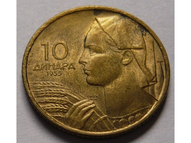 10 Dinara - 1955