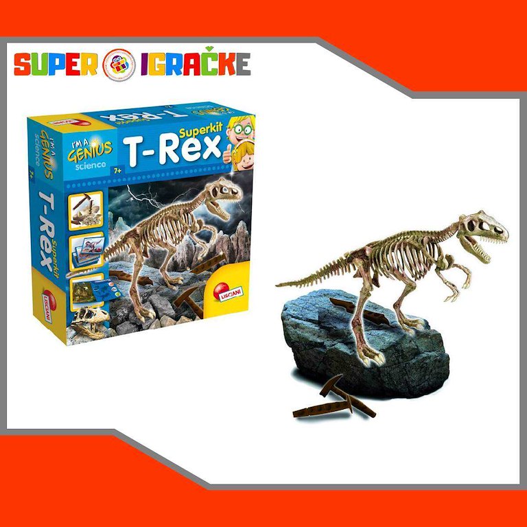 ISKOPAJ T-REX DINOSAURUSA