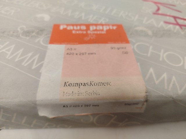Paus papir A3 95gr
