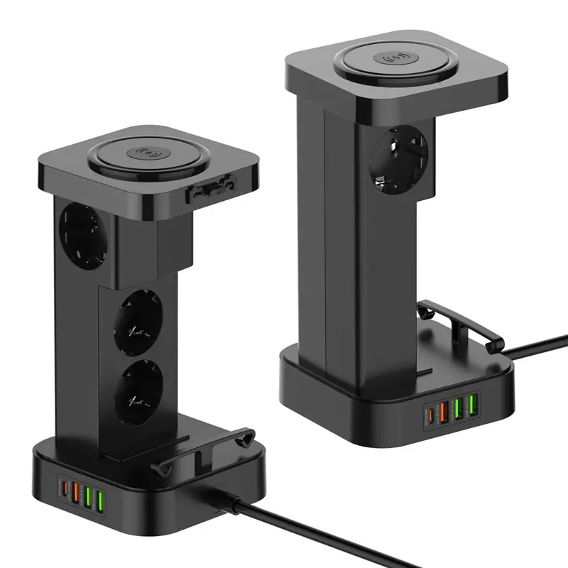 Produžni kabel LDNIO SEW4485 2500W 4 uticnic + 3xUSB+ Wireless 15W 2m crni