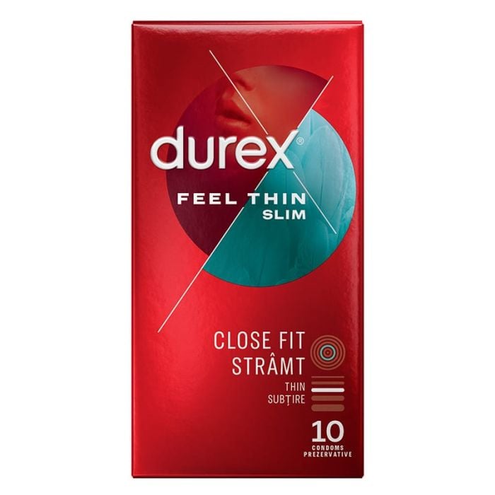 Durex Feel thin slim kondomi 10kom