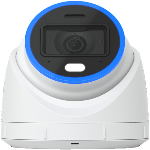 Ubiquiti UVC-G6-Turret-W All-weather, tamper-resistant 4K PoE camera with a 11.8'' 8MP image sensor, Multi-TOPs AI Engine, and 3-axis manual