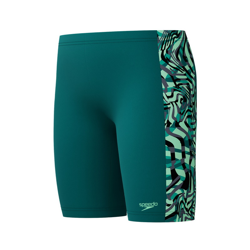 Speedo Panel Jammer Junior Green