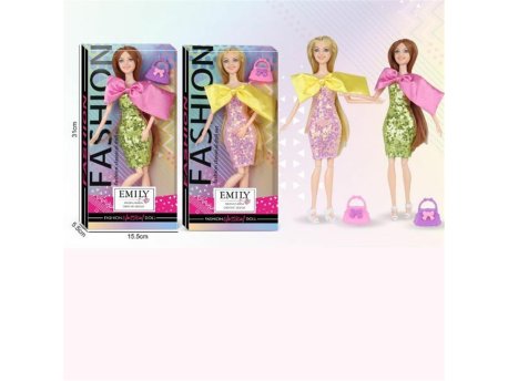Milla Toys Lutka Fashion Emily sa torbicom mix 11/40811