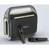 HiFuture MusicBox 200 100W bluetooth + 2 mikrofona, crni