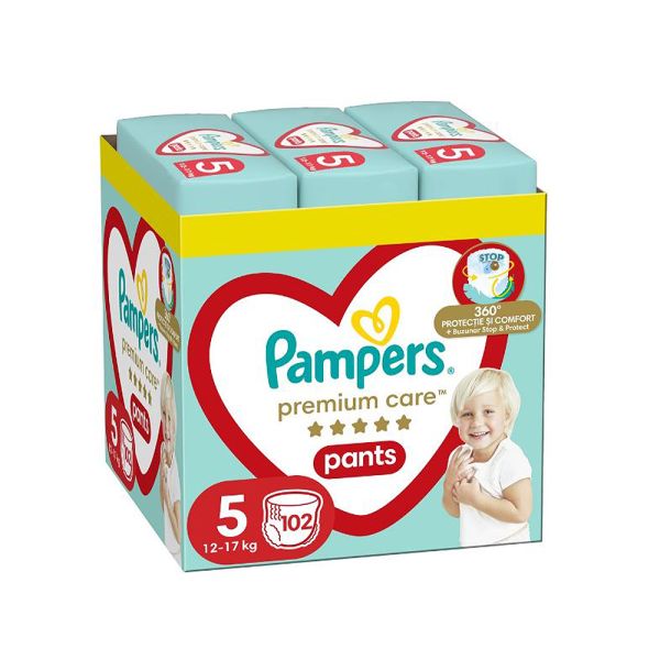 PAMPERS, PELENE PREMIUM PANTS MONTHLY PACK 5, 102 KOMADA