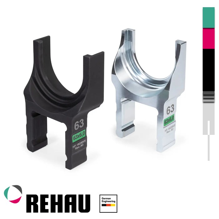 Klizne stezne viljuške 63×6.0 set RAUTOOL A5 REHAU