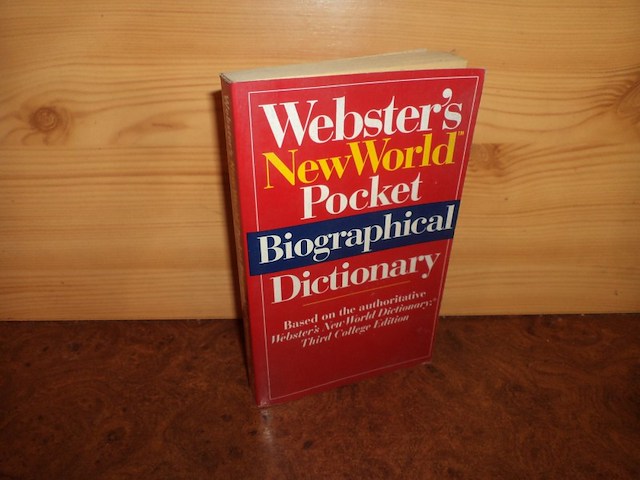 Webster`s New Word Pocket Biographical