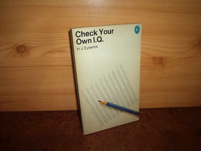 Check your own I.Q. - H.J. Eysenck