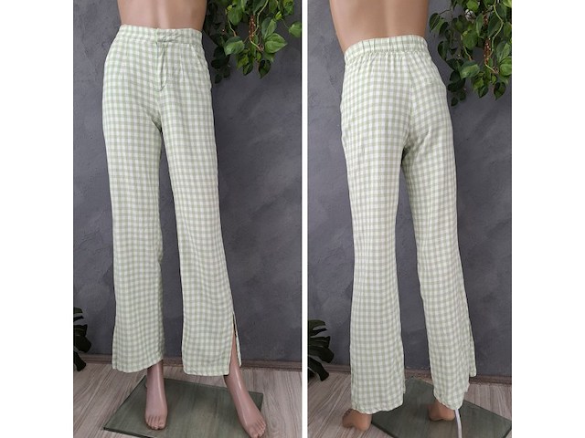 Bershka pantalone viskoza lan XS