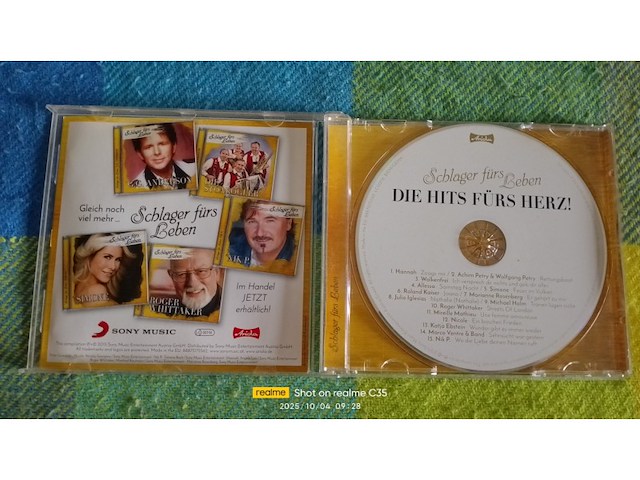 CD SCHLAGER FURS LEBEN DIE HITS FURS HERZ