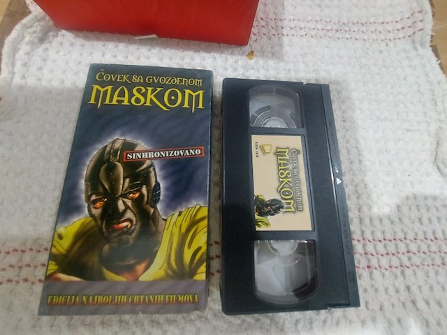 Vhs kaseta Čovek sa Gvozdenom Maskom  crtani