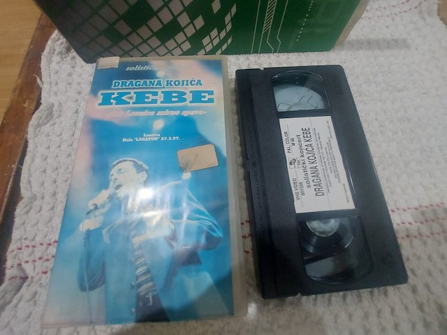 Vhs kaseta koncert Dragana Kojića Kebe -loznica 97
