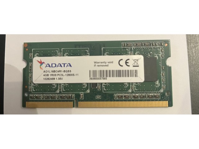 Memorija ADATA 4 GB DDR 3