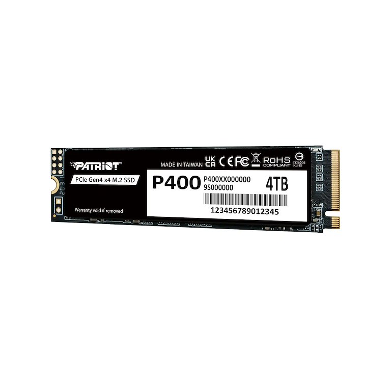 SSD M.2 NVMe 4TB Patriot 7000MBS/4800MBS P400LP4KGM28H