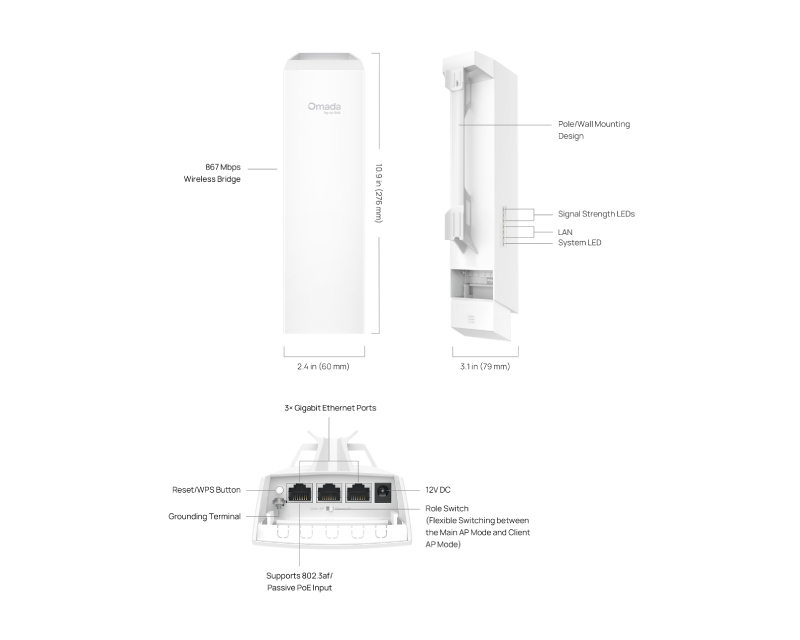 EAP215-Bridge KIT(EU) WiFi Acces point N300Mb/s