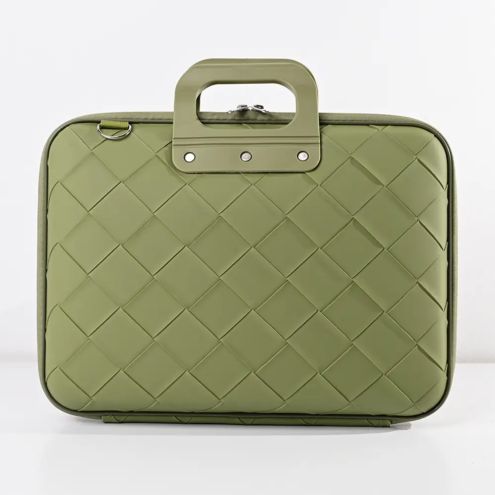 Torba za laptop Fashion Intrecciato 16" zelena