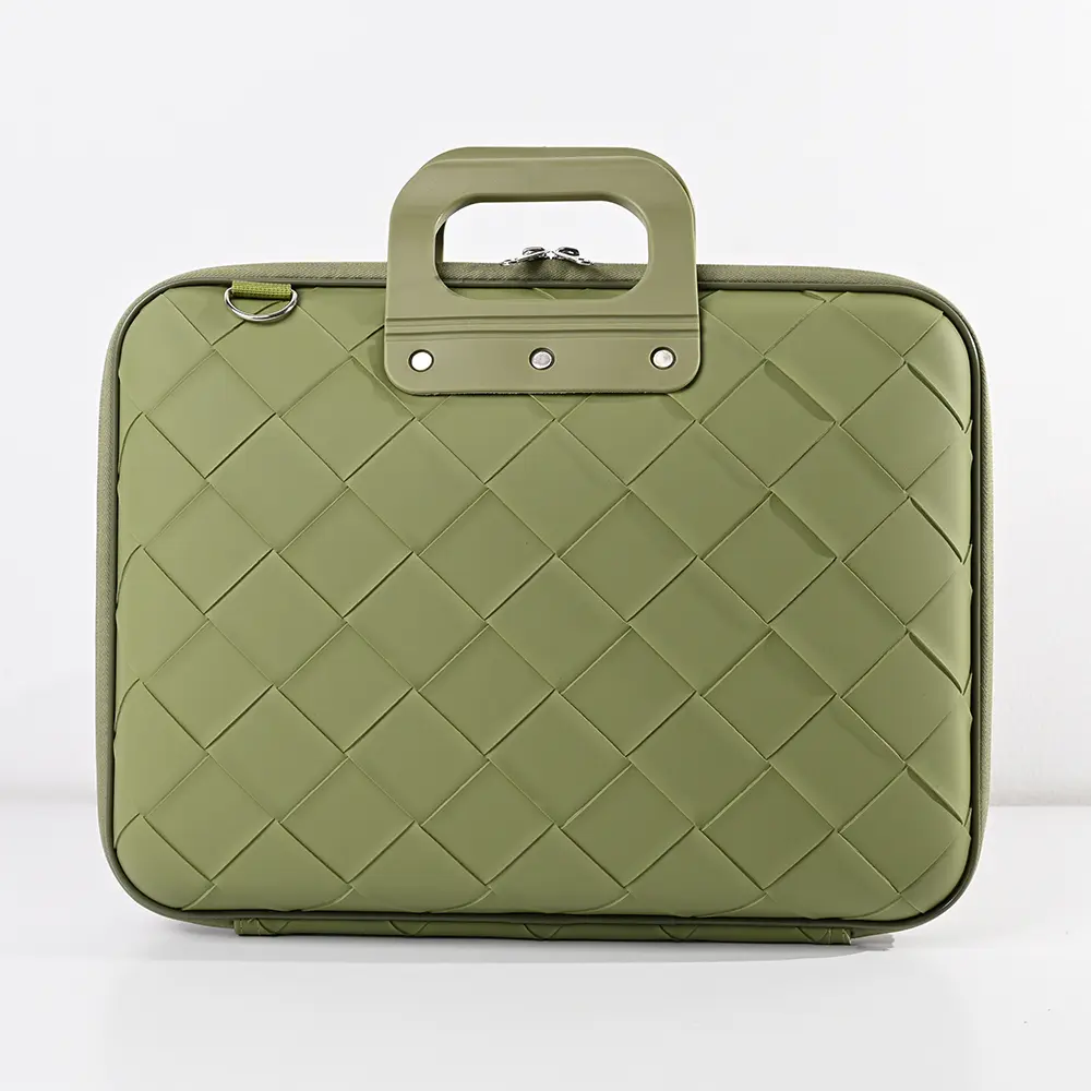 Torba za laptop Fashion Intrecciato 15" zelena