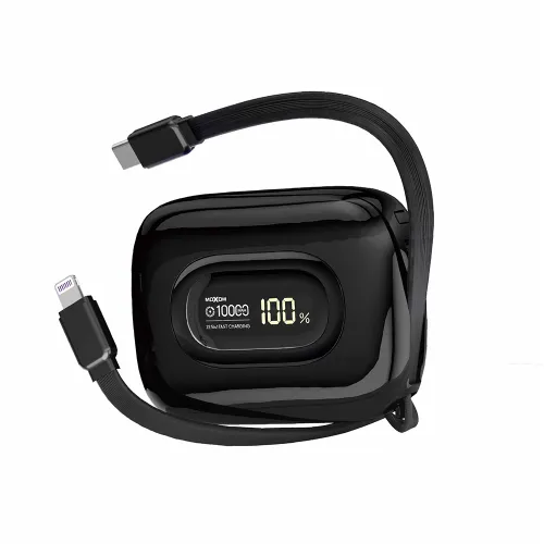 Power Bank prenosiva baterija Moxom-PB181 fast charging 22.5W 10000 mAh crni (MS)