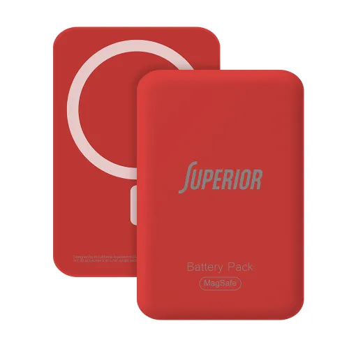 Power Bank prenosiva baterija MagSafe Superior 15W 5000 mAh crveni (MS)