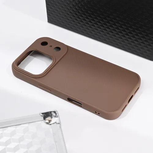 Futrola - maska Magsafe Kevlar za iPhone 17 Pro 6.3 braon